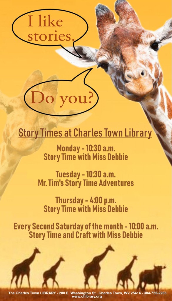 Children's Storytime - CHARLES TOWN LIBRARY